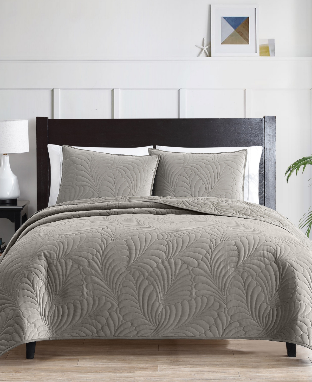 Click here for Riverbrook Home Micah Quilted 3-Pc. Comforter Set... prices