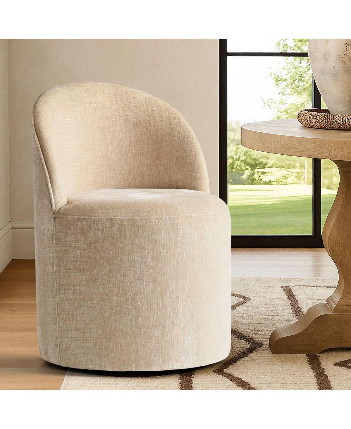 Click here for Maison Boucle Rolling Chenille Upholstered Dining... prices
