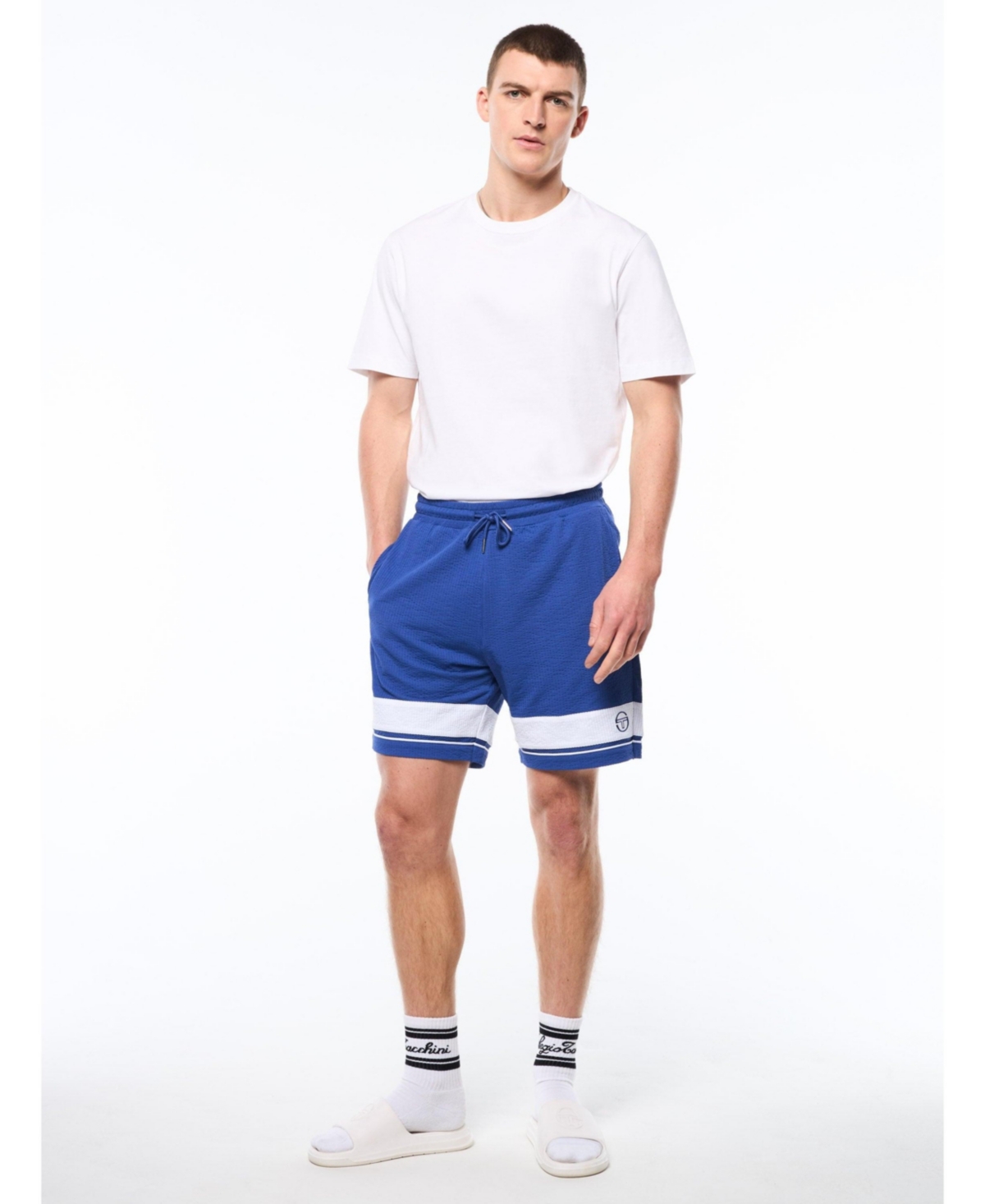 Click here for Sergio Tacchini Mens Annata Cabana Short - Deep ul... prices