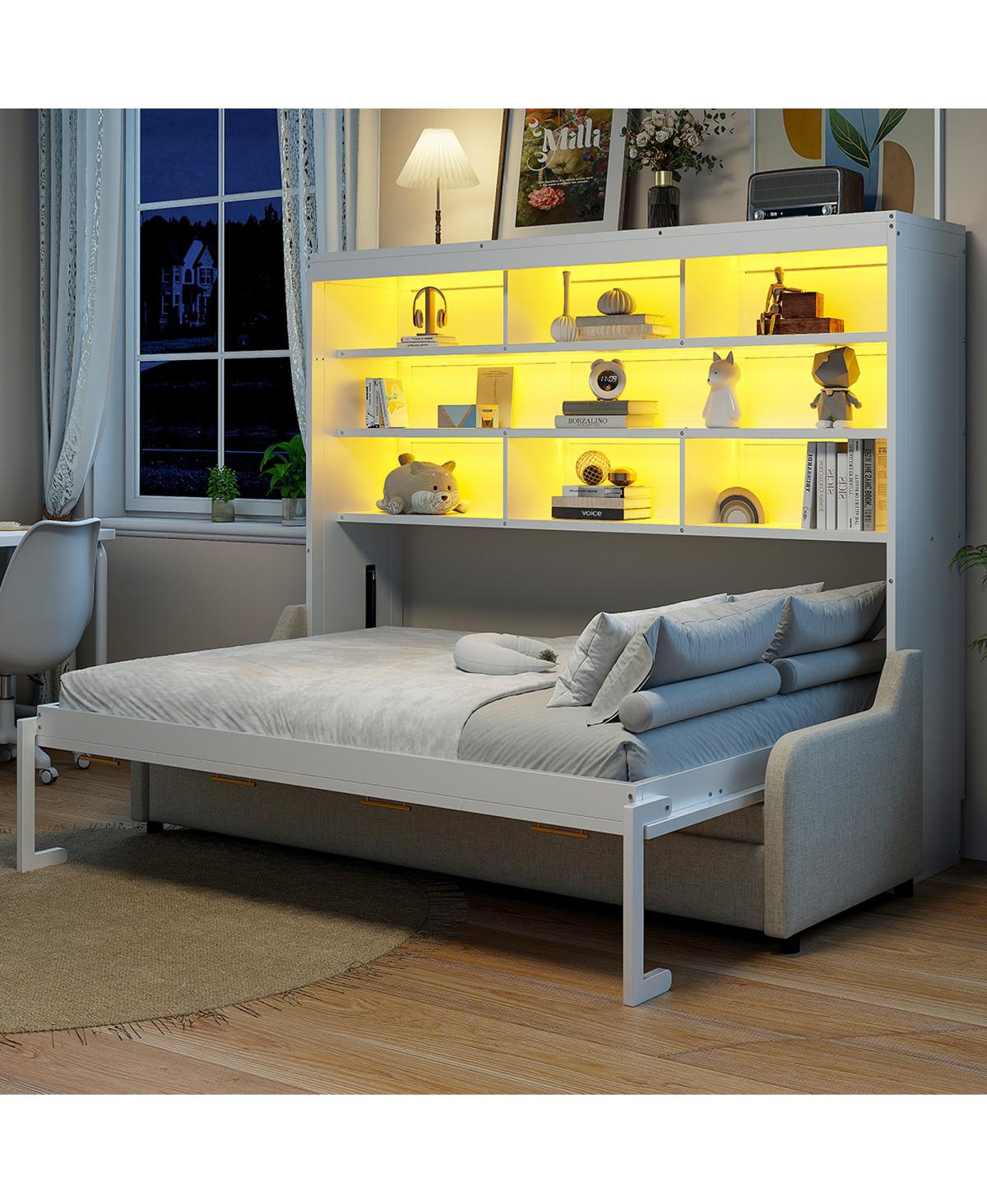 Click here for Streamdale Furniture Queen Murphy Bed With Sofa  S... prices