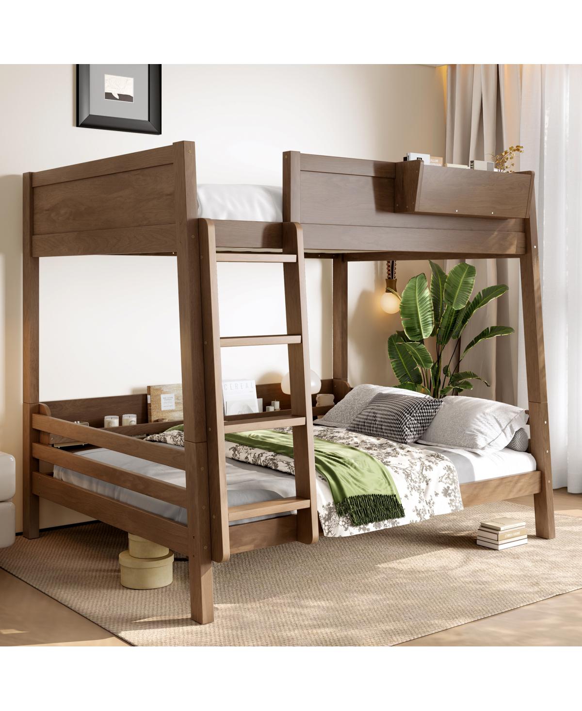 Click here for Streamdale Wood Bunk Bed w/ Storage  Bookshelf  La... prices