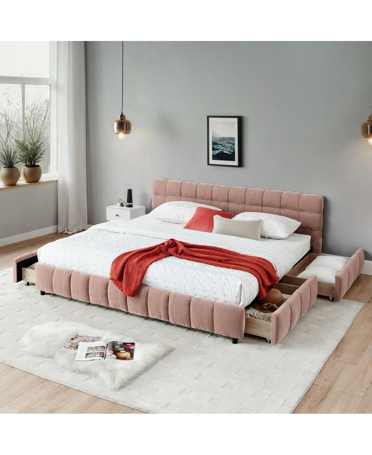 Click here for Streamdale Furniture California King Upholstered B... prices