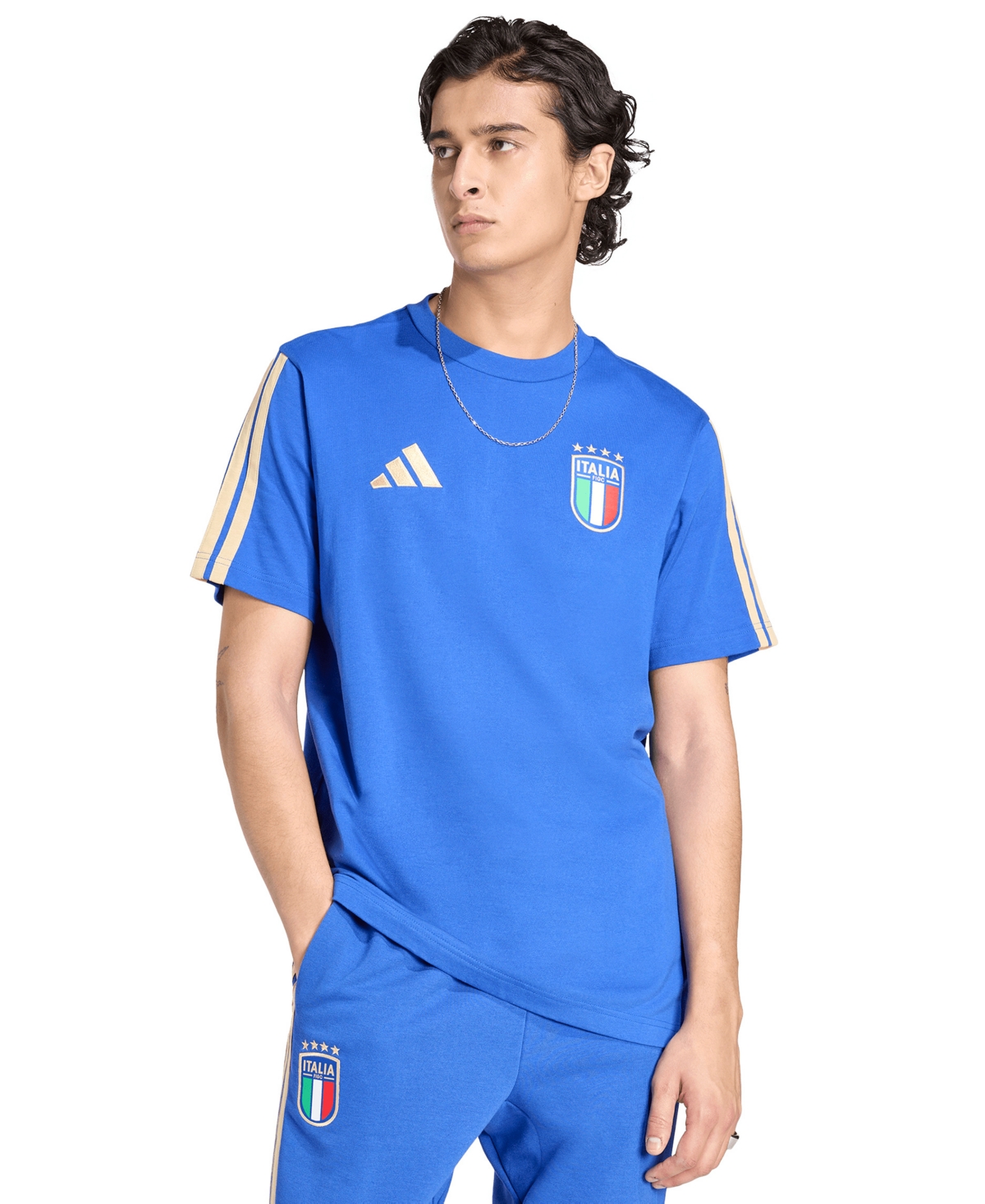 Click here for adidas Mens Short-Sleeve T-Shirt - Bold Blue prices