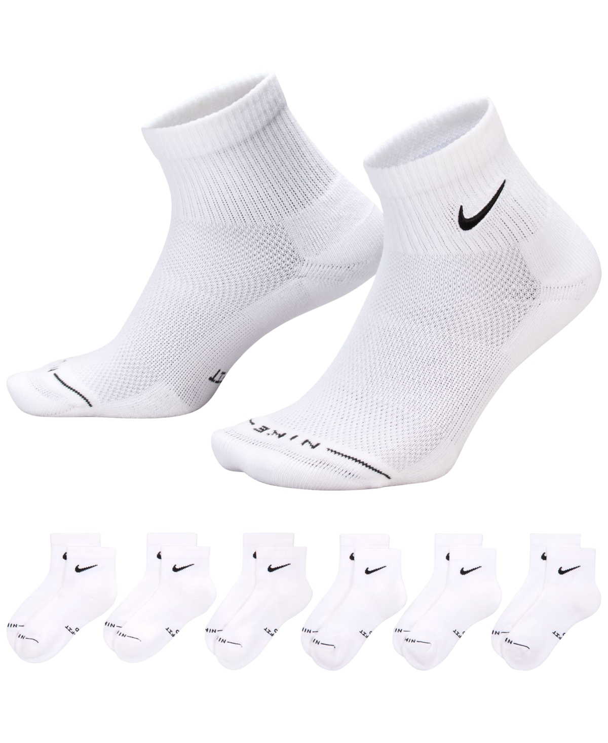 Click here for Nike Mens Elevated Everyday Ankle Socks  6-Pack -... prices