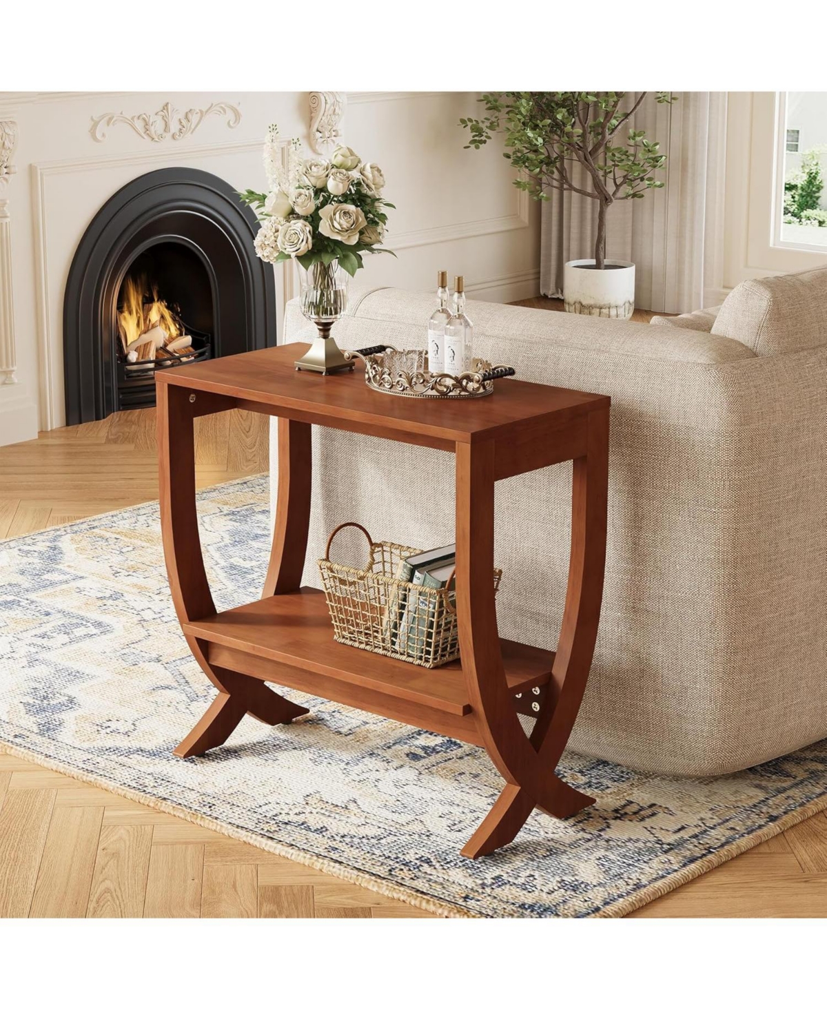 Click here for Tribesigns Solid End Table  2-Tier Couch Side Tabl... prices