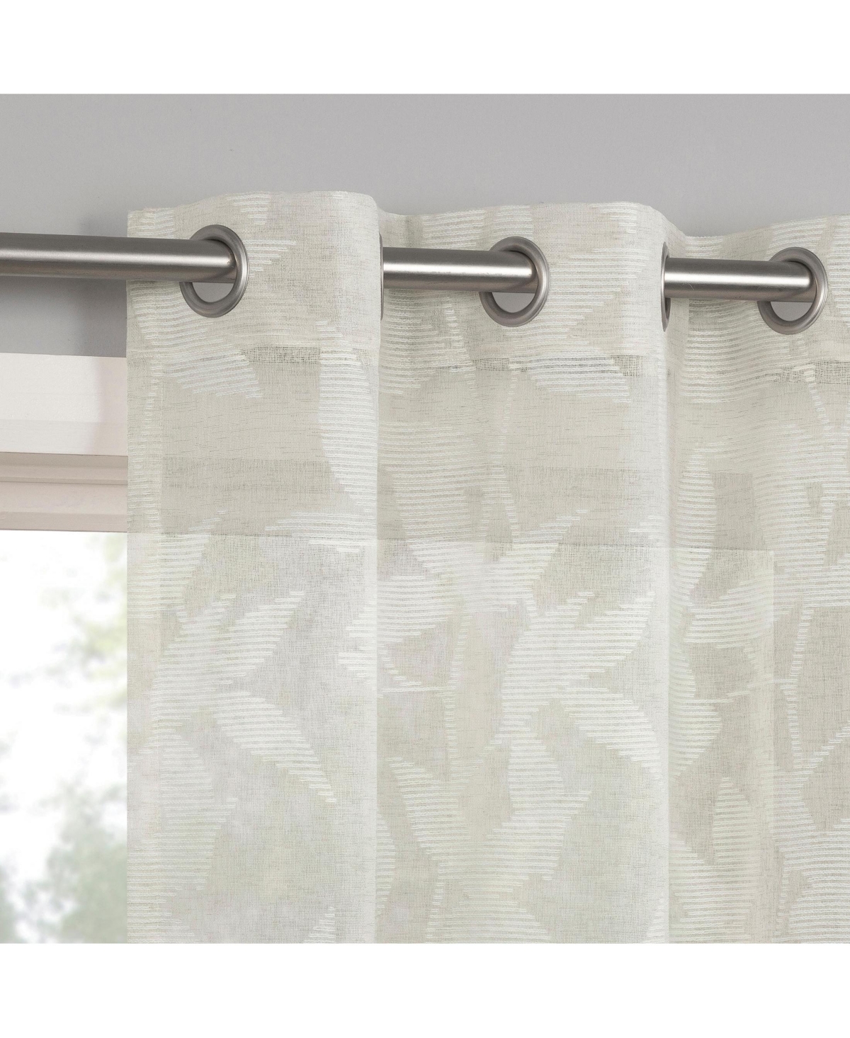 Click here for No. 918 Nadia Textured Botanical Semi-Sheer Gromme... prices