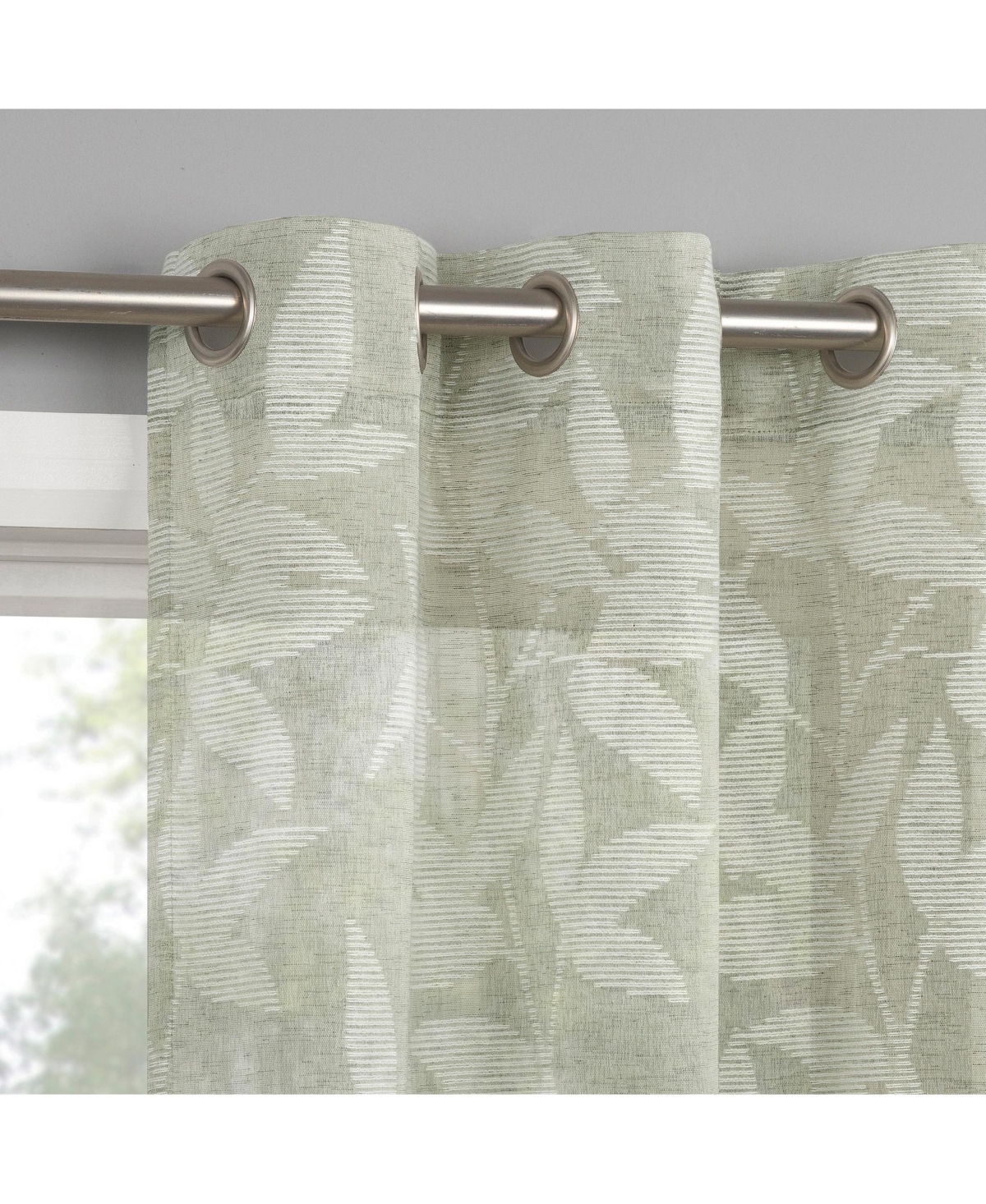 Click here for No. 918 Nadia Textured Botanical Semi-Sheer Gromme... prices