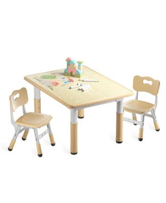 Click here for Kinder King Kids Height Adjustable Table 2 Chairs... prices