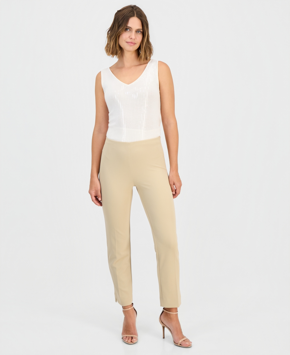 Click here for Anne Klein Womens Stretch Crepe Pull-On Hollywood... prices