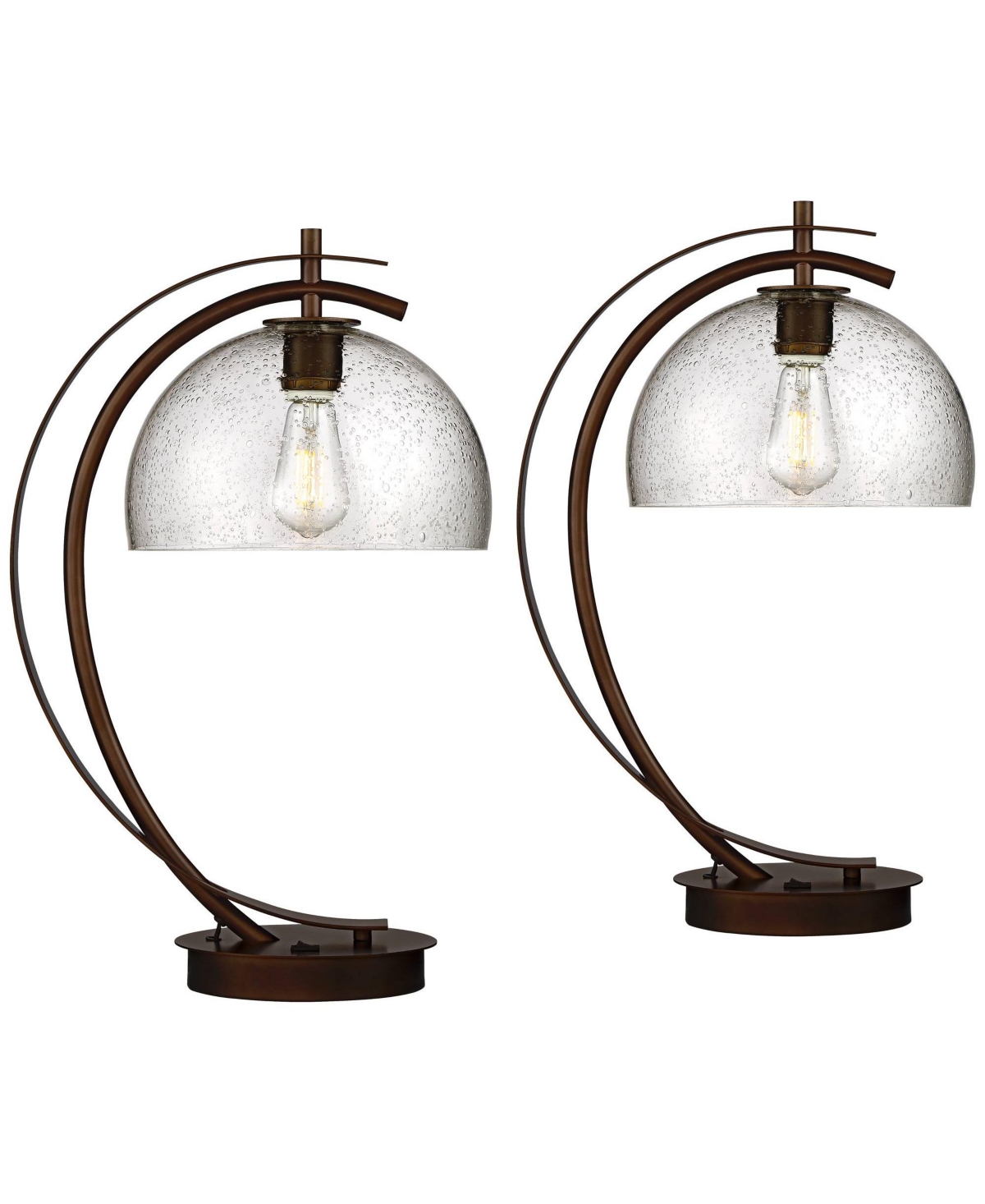 Click here for Possini Euro Design Modern Desk Lamps Set of 2 wit... prices