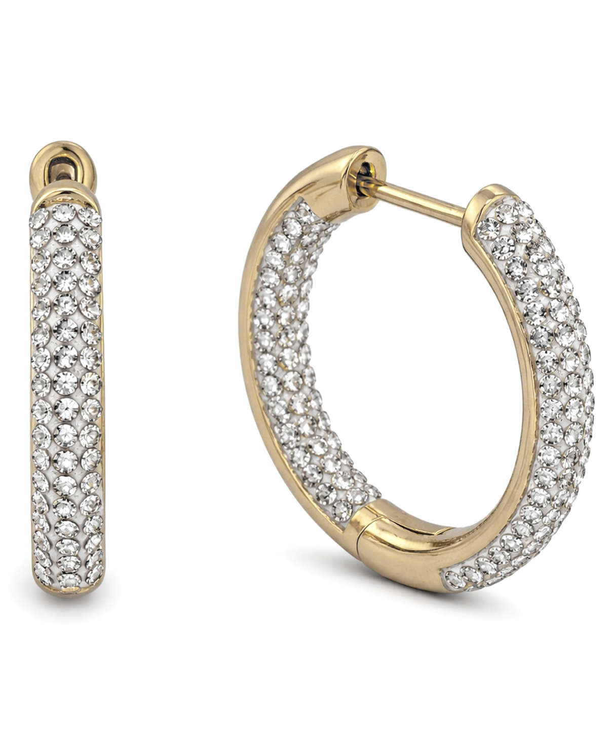 Click here for And Now This High Polished Hinged Crystal Pave Hoo... prices