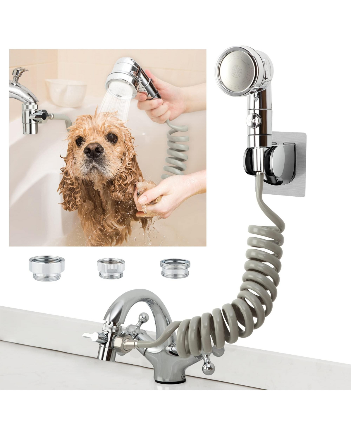 Click here for Aronkl Sink Faucet Sprayer Attachment 3 Spray Mode... prices