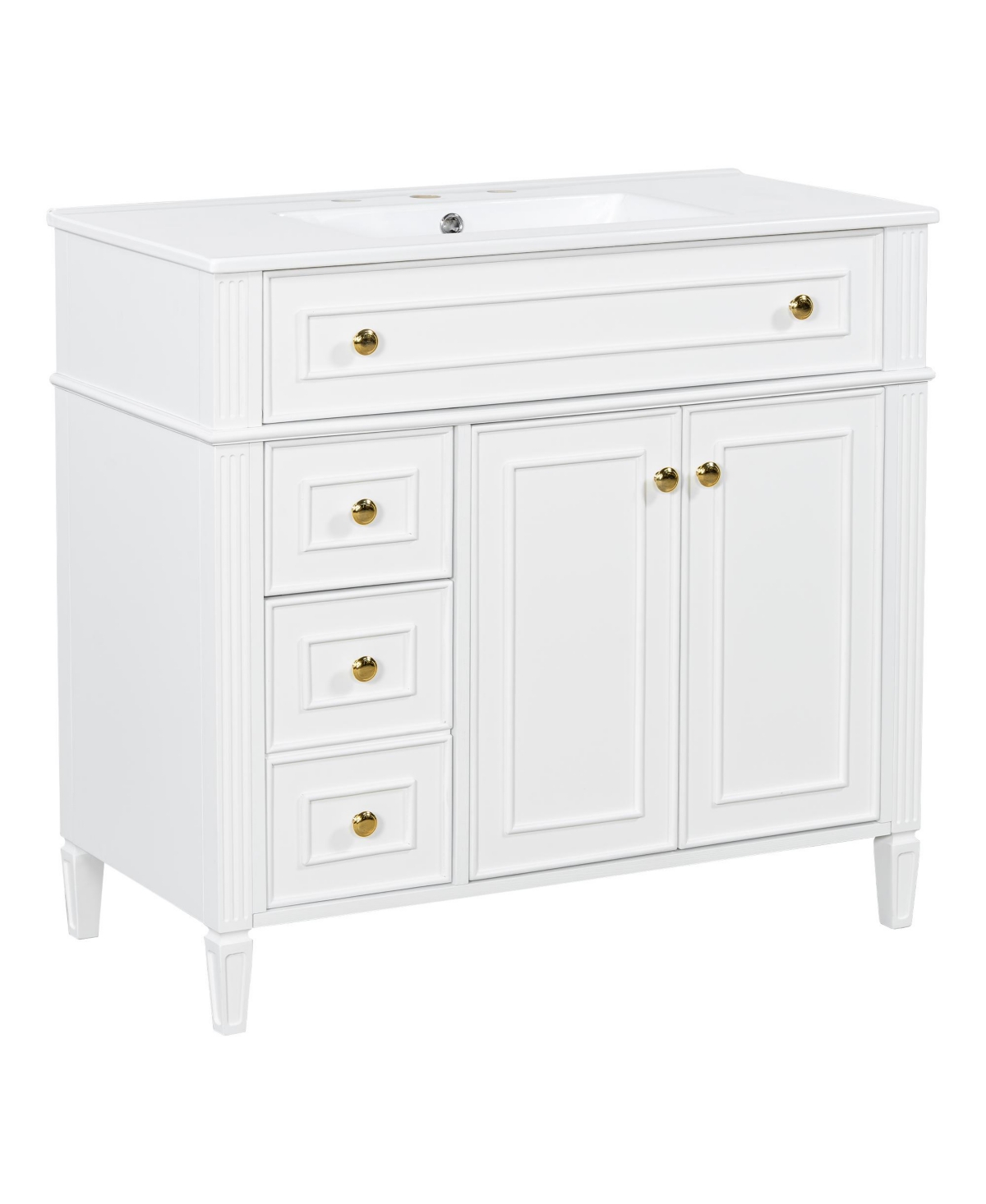 Click here for Casainc 36 Bathroom Vanity with Sink  Solid Wood C... prices