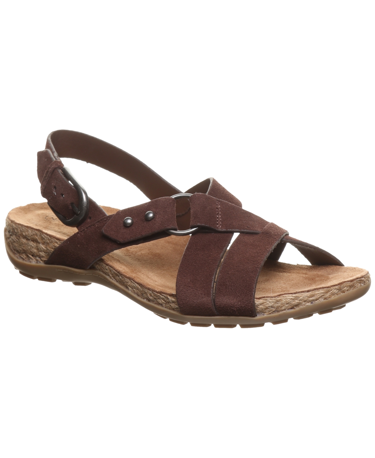 Click here for Bearpaw Womens Cady Round Toe Sandals - Chickory prices