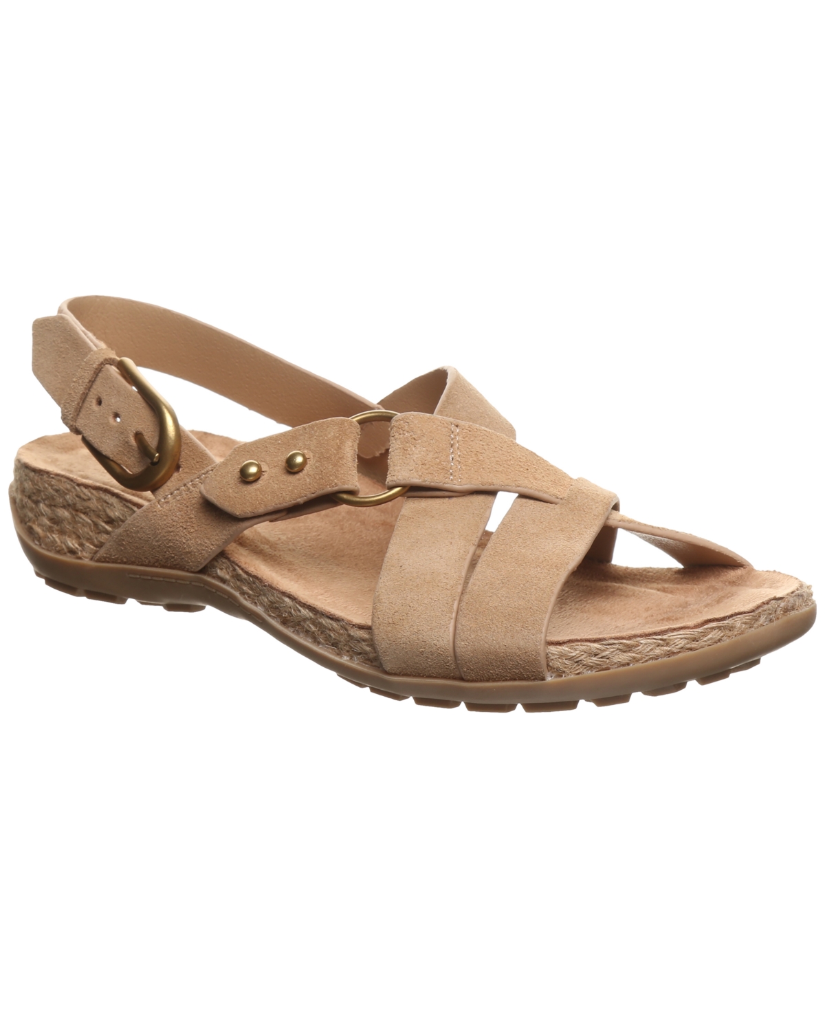 Click here for Bearpaw Womens Cady Round Toe Sandals - Toffee prices