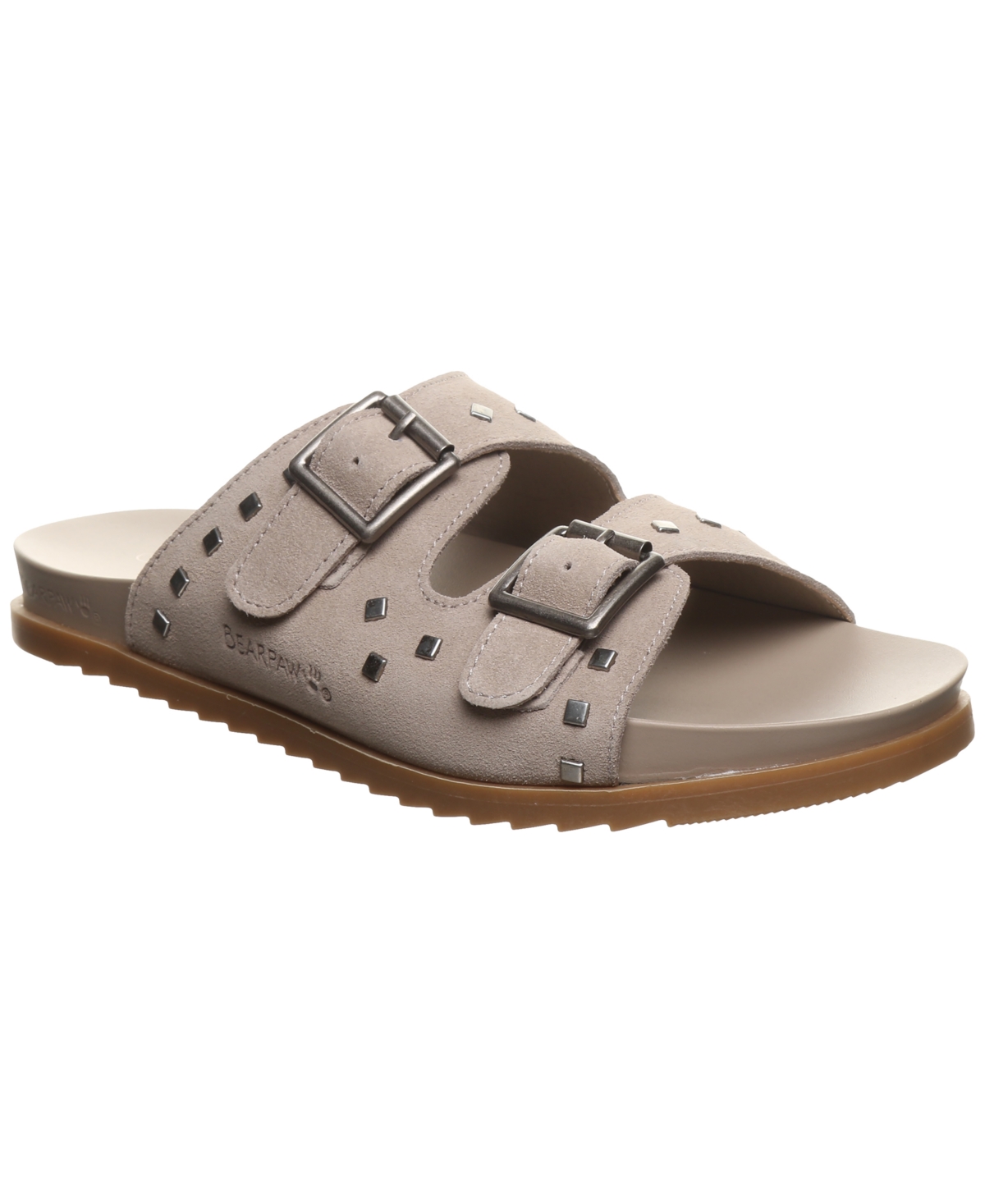 Click here for Bearpaw Womens Darcy Slip-On Sandals - Mushroom prices