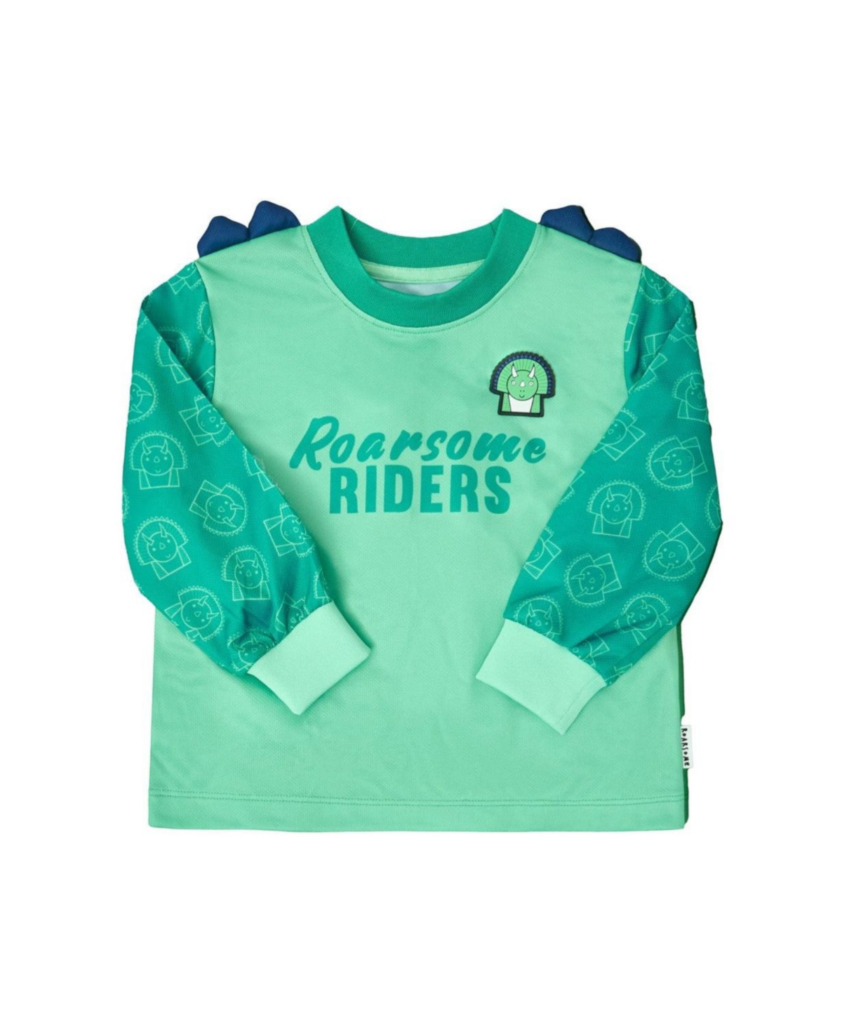 Click here for Roarsome Kids Spike Riders Top - Green prices