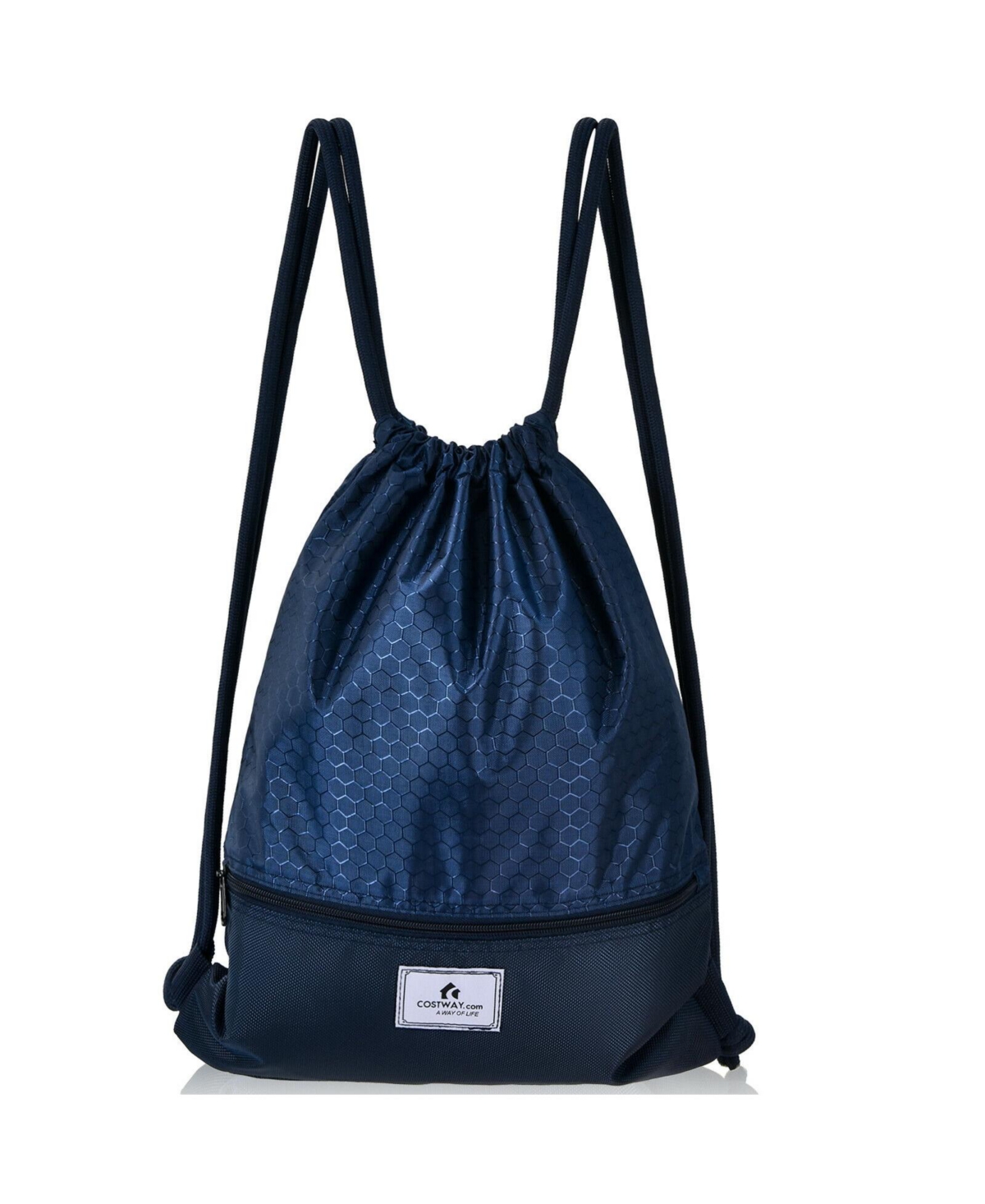 Click here for Sugift Drawstring Backpack String Bag with Zipper... prices