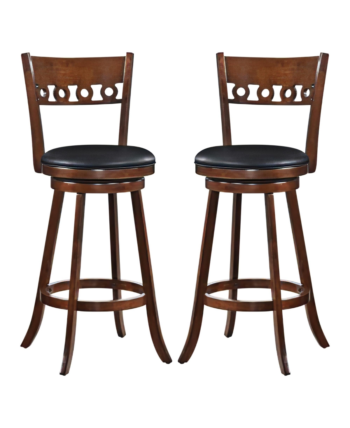 Click here for Gymax 2PCS 30.5 Bar Height Chairs Swivel Bar Stool... prices