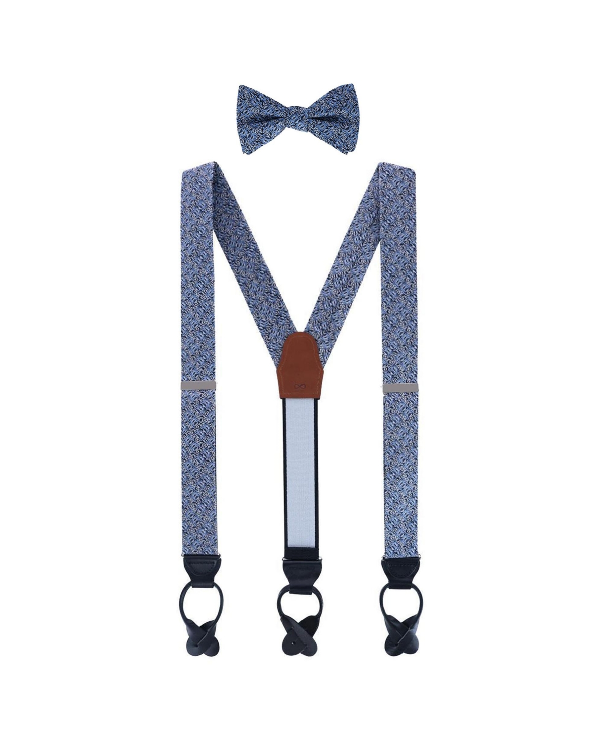 Click here for Trafalgar Mens Benitos Basketweave Silk Suspenders... prices