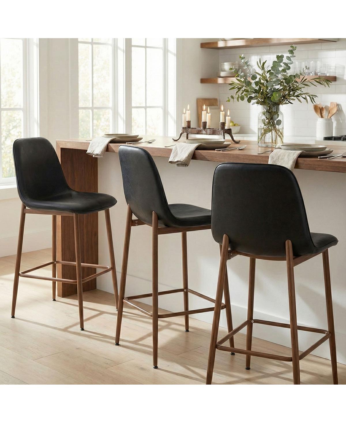 Click here for Maison Boucle Set of 3 Upholstered Counter Height... prices