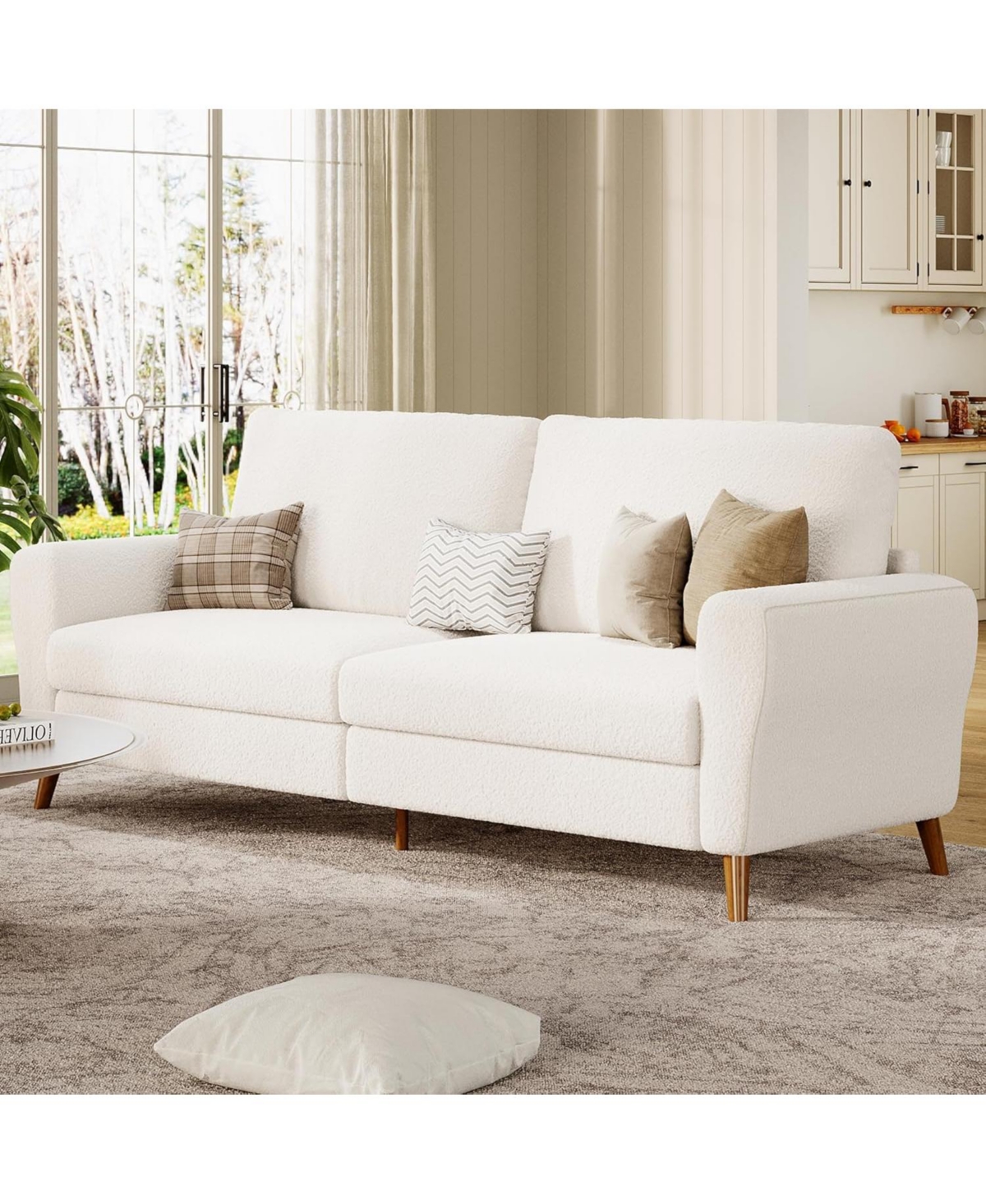 Click here for gaomon 84 Inch Modern Sofa Couch  Large 3-Seater S... prices