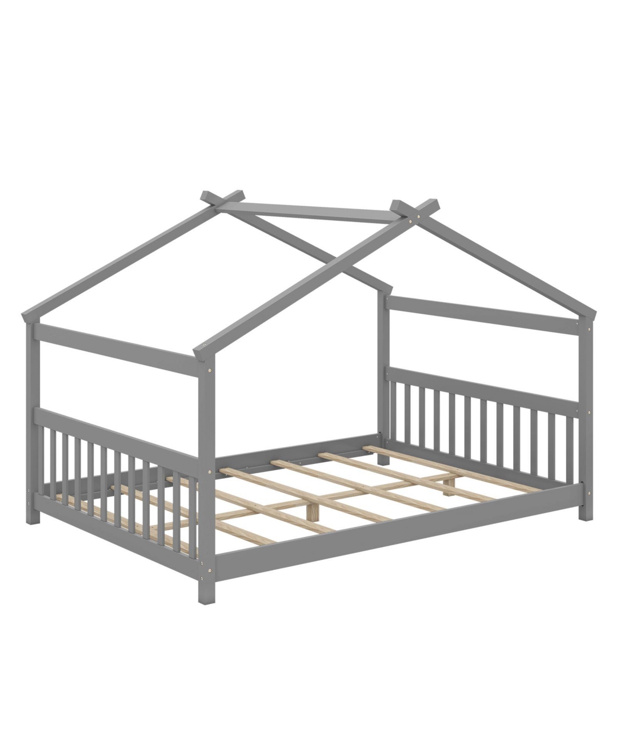 Click here for Sugift Full House Bed Montessori Floor Bed with He... prices