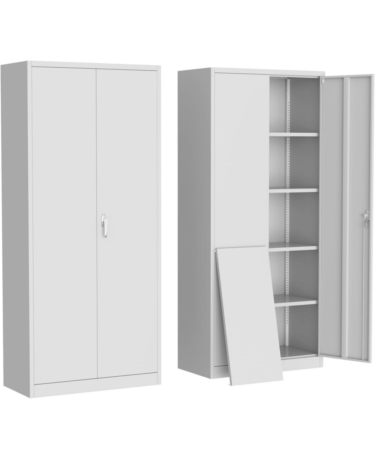 Click here for gaomon Secure Metal Storage Cabinet 71 4 Adjustabl... prices
