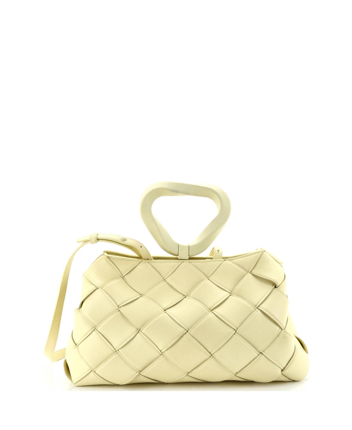 Click here for Pre-Owned Bottega Veneta Grasp Top Handle Bag Maxi... prices