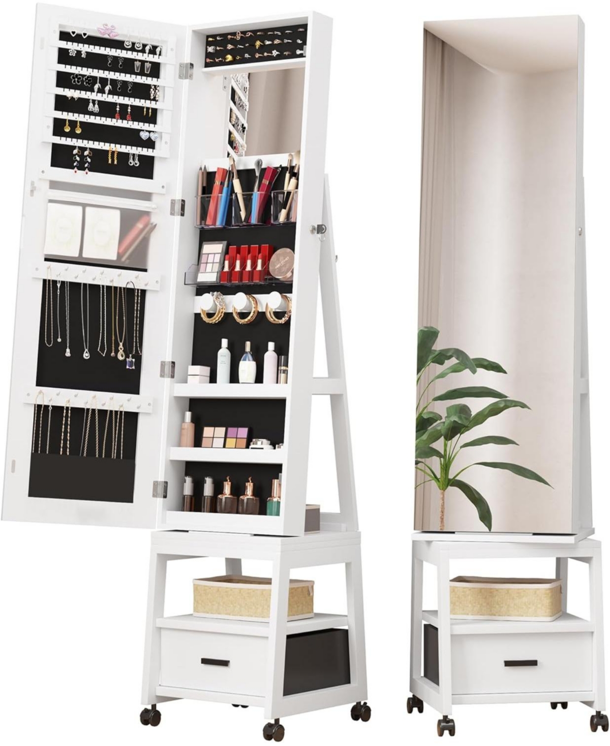 Click here for gaomon 360degree(s) Swivel Mirrored Jewelry Cabine... prices