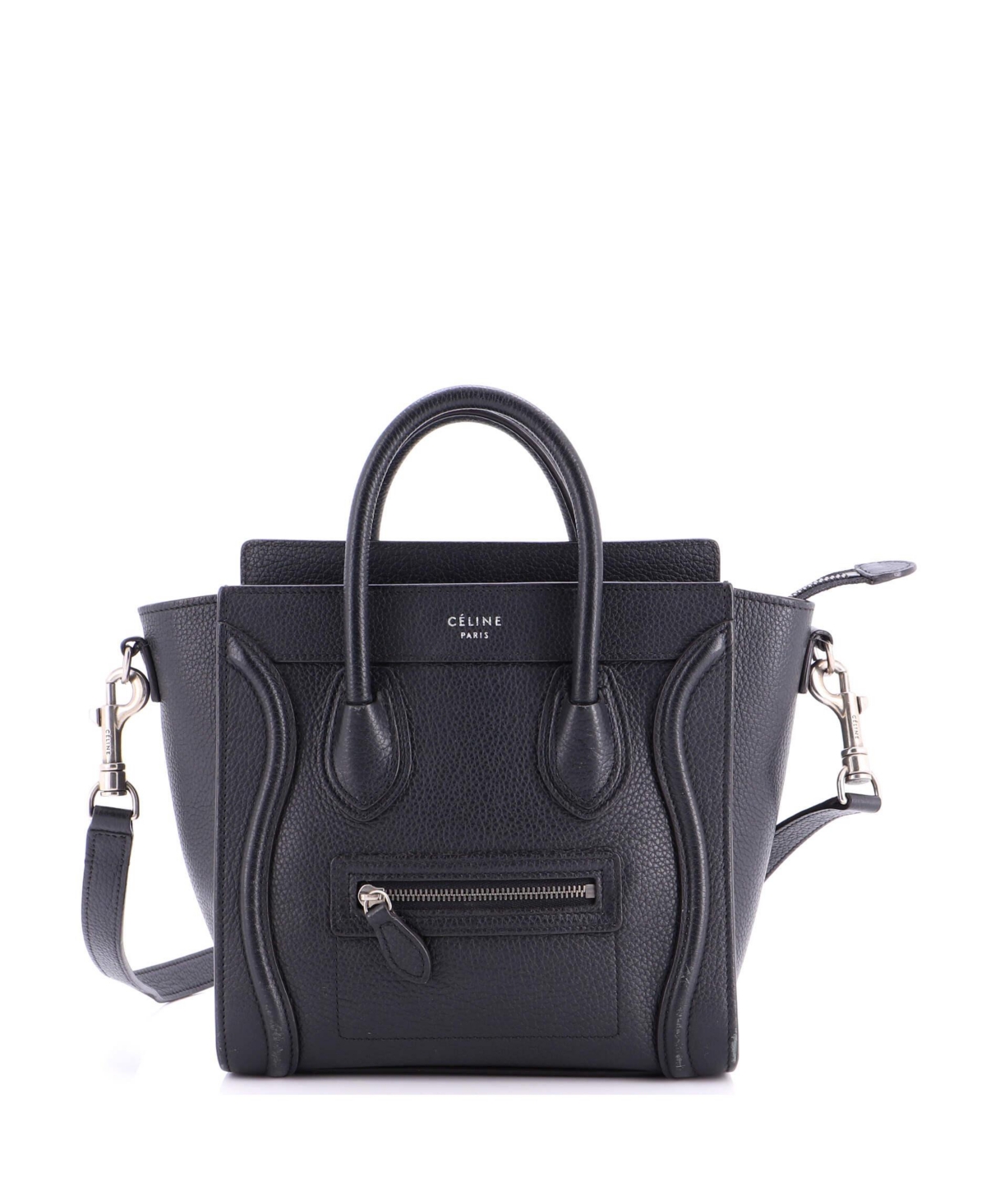 Click here for Pre-Owned Celine Nano Luggage Bag Grainy Leather -... prices