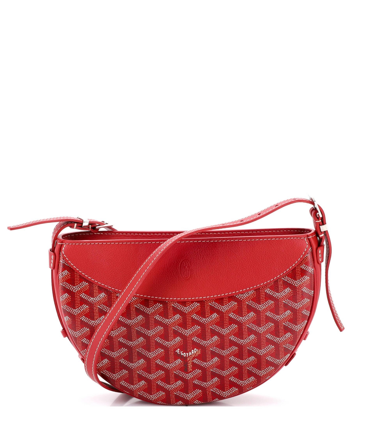 Click here for Pre-Owned Goyard Hirondelle Shoulder Bag Coated Ca... prices