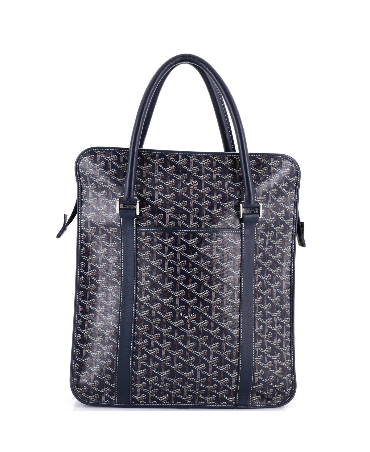 Click here for Pre-Owned Goyard Bourgogne Bag Coated Canvas - Blu... prices