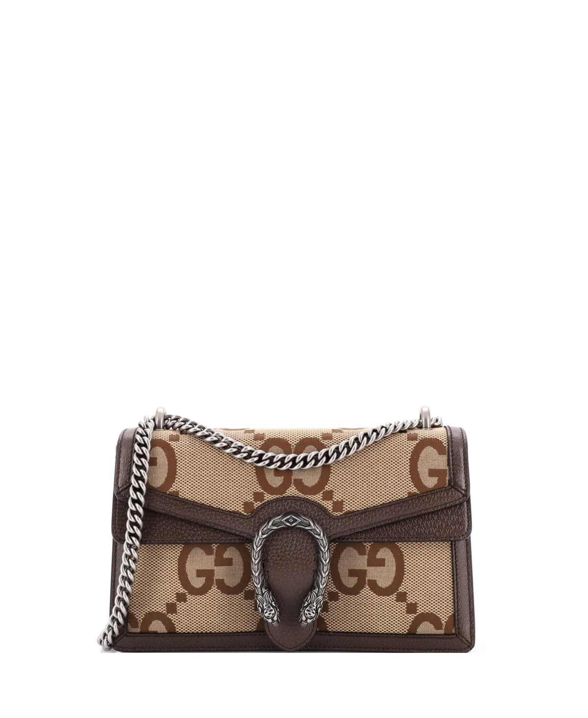 Click here for Pre-Owned Gucci Small Dionysus Bag Jumbo Gg Canvas... prices