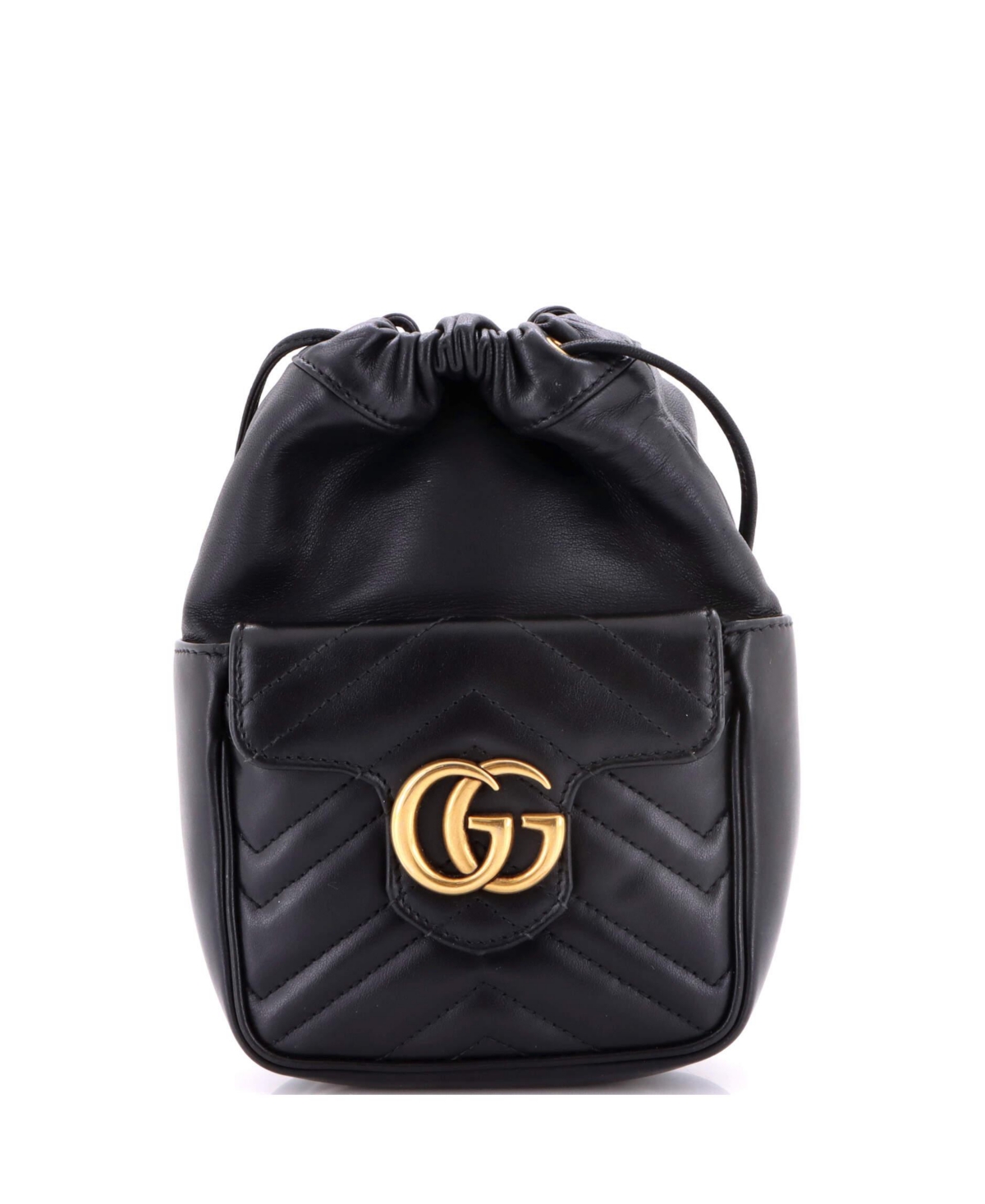Click here for Pre-Owned Gucci Mini Gg Marmont Front Pocket Bucke... prices