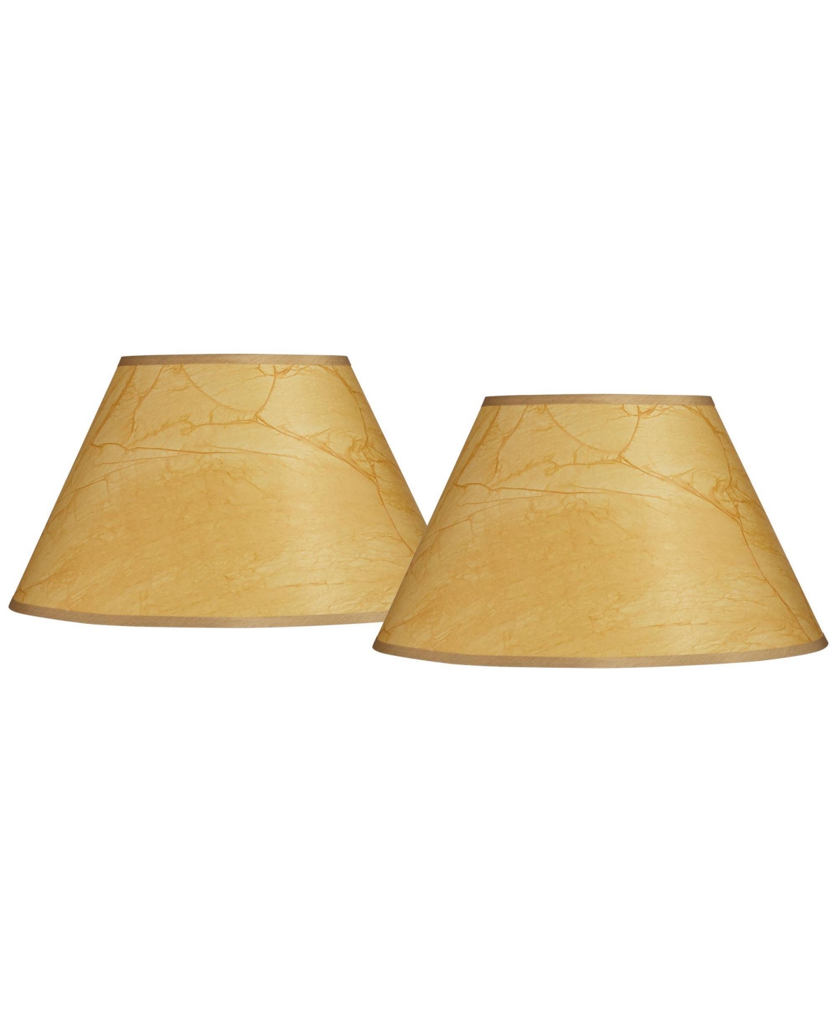 Click here for Springcrest Set of 2 Empire Lamp Shades Crinkle Pa... prices