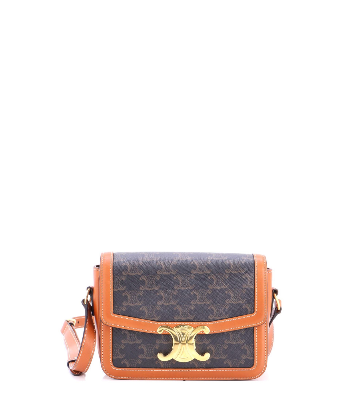 Click here for Pre-Owned Celine Teen Triomphe Shoulder Bag Triomp... prices