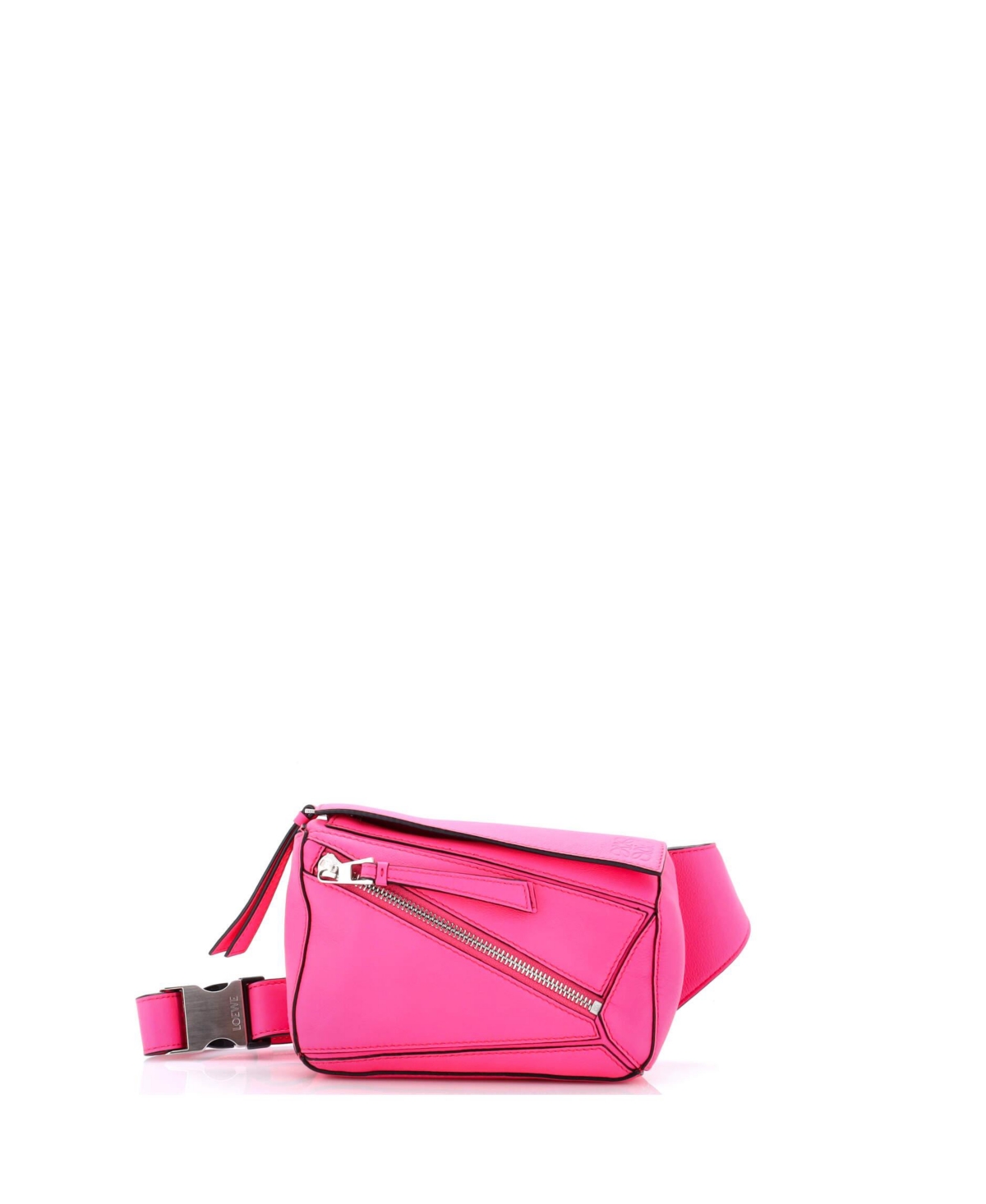 Click here for Pre-Owned Loewe Mini Puzzle Bumbag Leather - Pink prices