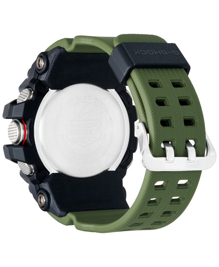 G-Shock Men's Analog-Digital Mud Master Army Green Resin Strap 56x55mm ...