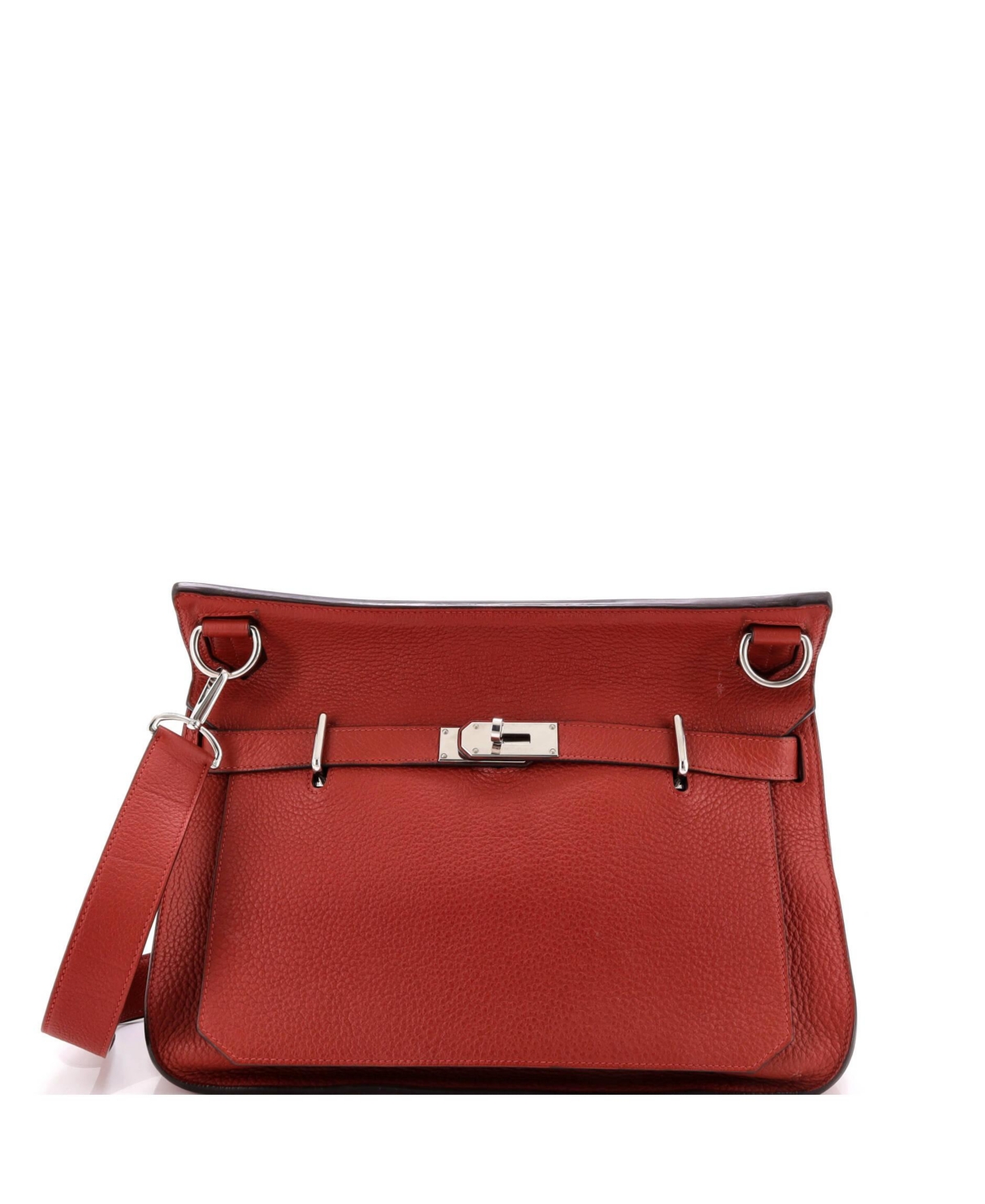 Click here for Pre-Owned HERMES 37 Jypsiere Bag Clemence - Red prices