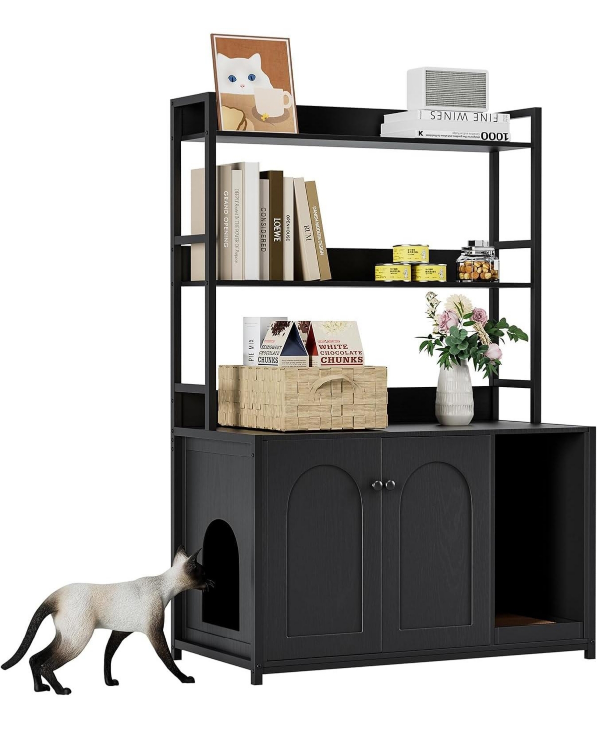 Click here for gaomon Hidden Cat Litter Box Enclosure Cabinet wit... prices