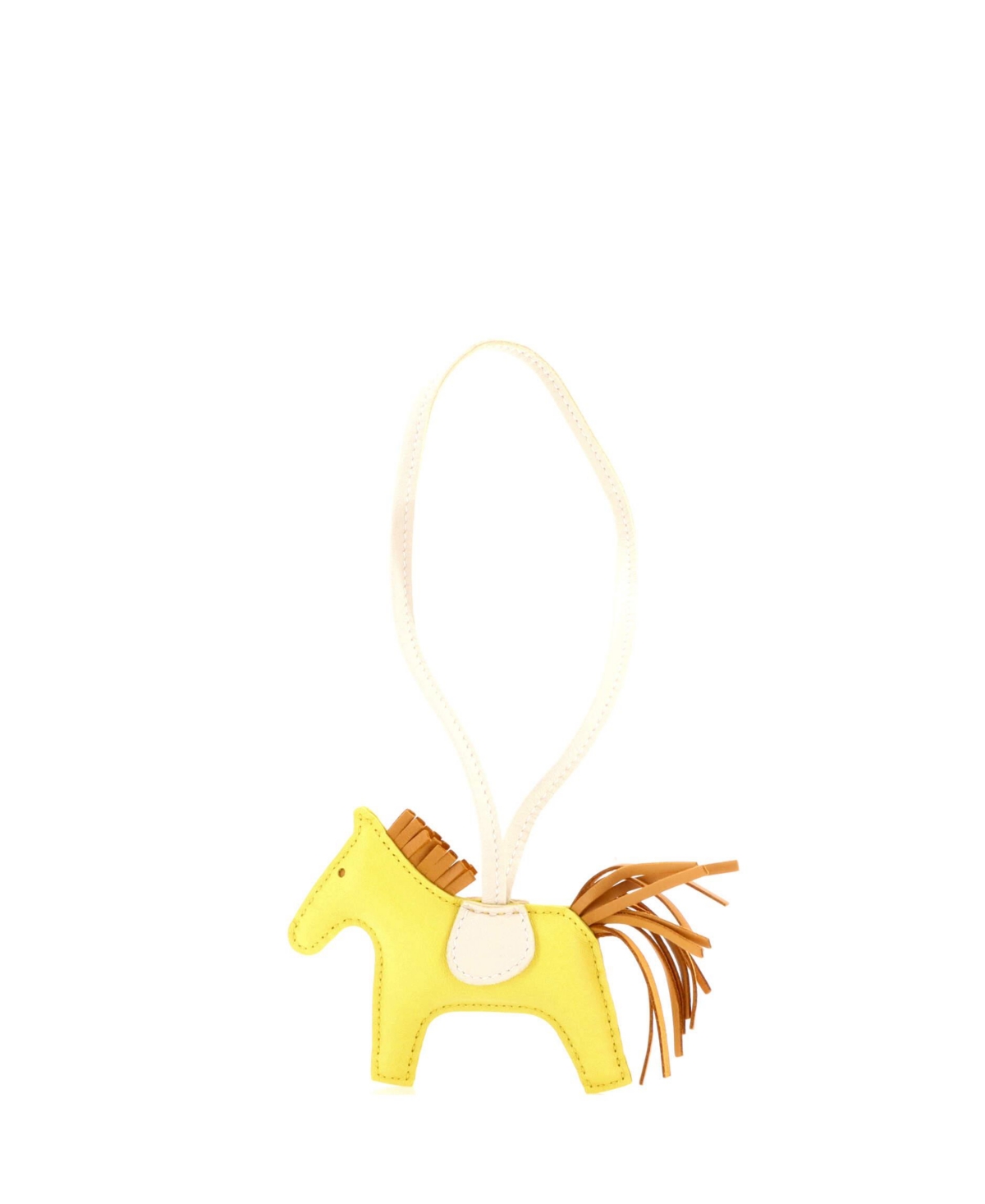 Click here for Pre-Owned HERMES Pm GriGri Rodeo Bag Charm Leather... prices