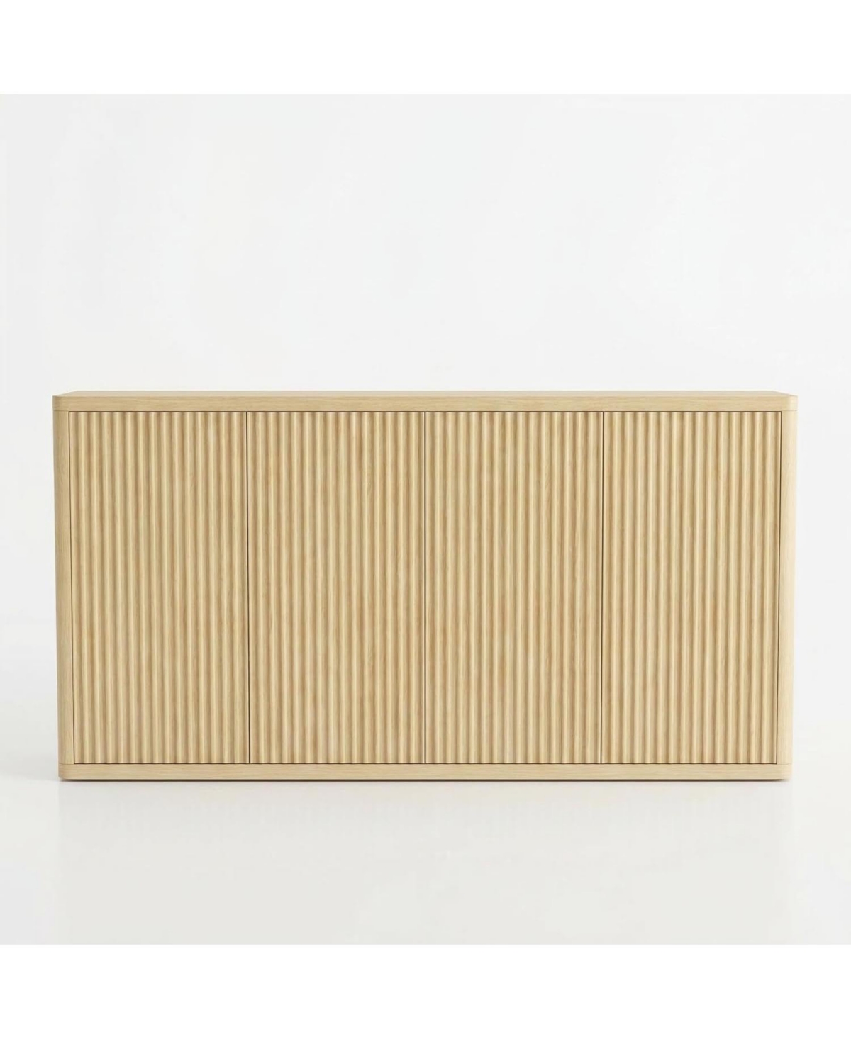 Click here for gaomon Sideboard  66 Inch Fluted Wood Coffee Bar O... prices