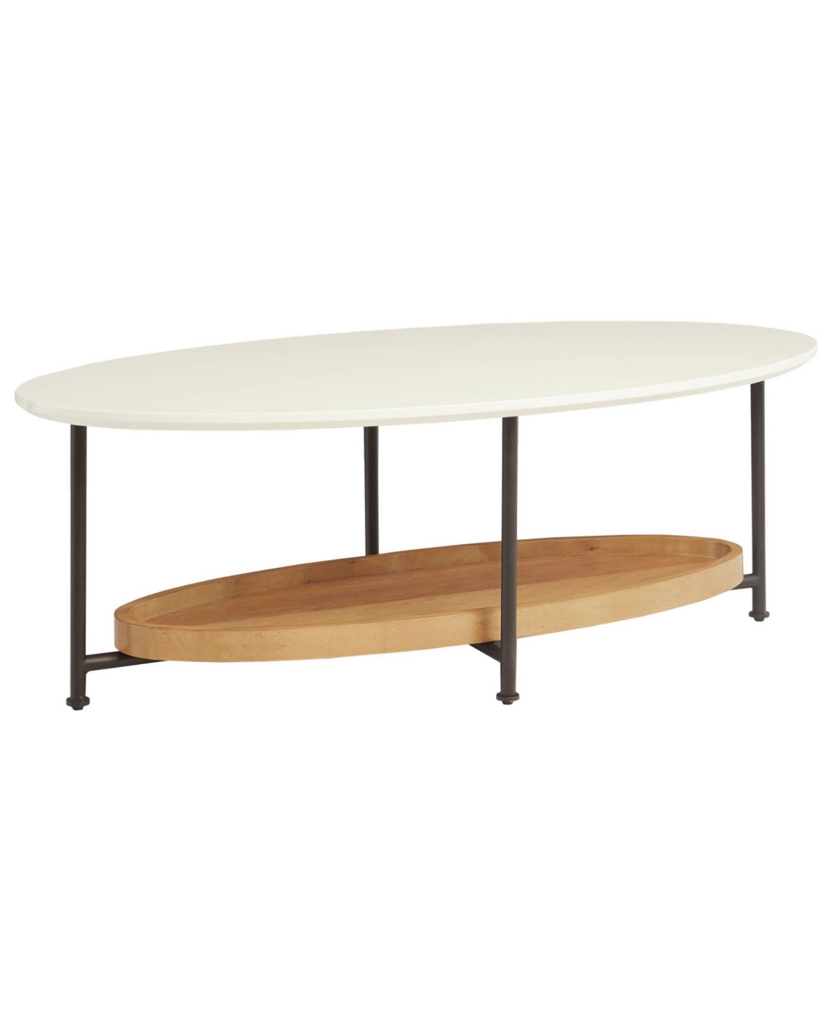 Click here for Madison Park Beaumont 2 Tier Oval Coffee Table - W... prices