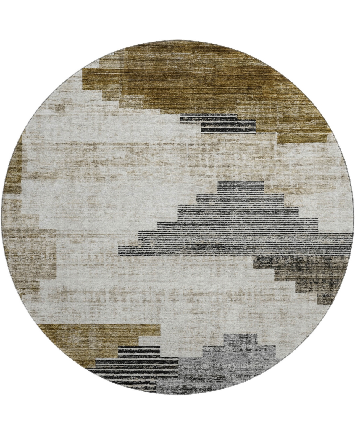 Click here for Addison Mayfield AMF1829 8 x 8 Round Area Rug - Br... prices