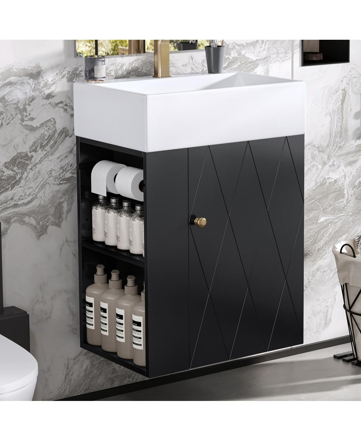 Click here for Sillysis 20 Inch Bathroom Vanity with Ceramic Sink... prices