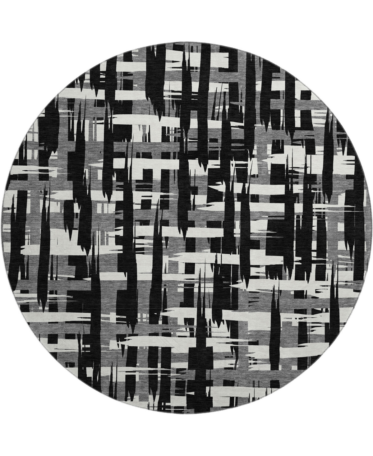 Click here for Addison Mayfield AMF1849 8 x 8 Round Area Rug - Bl... prices