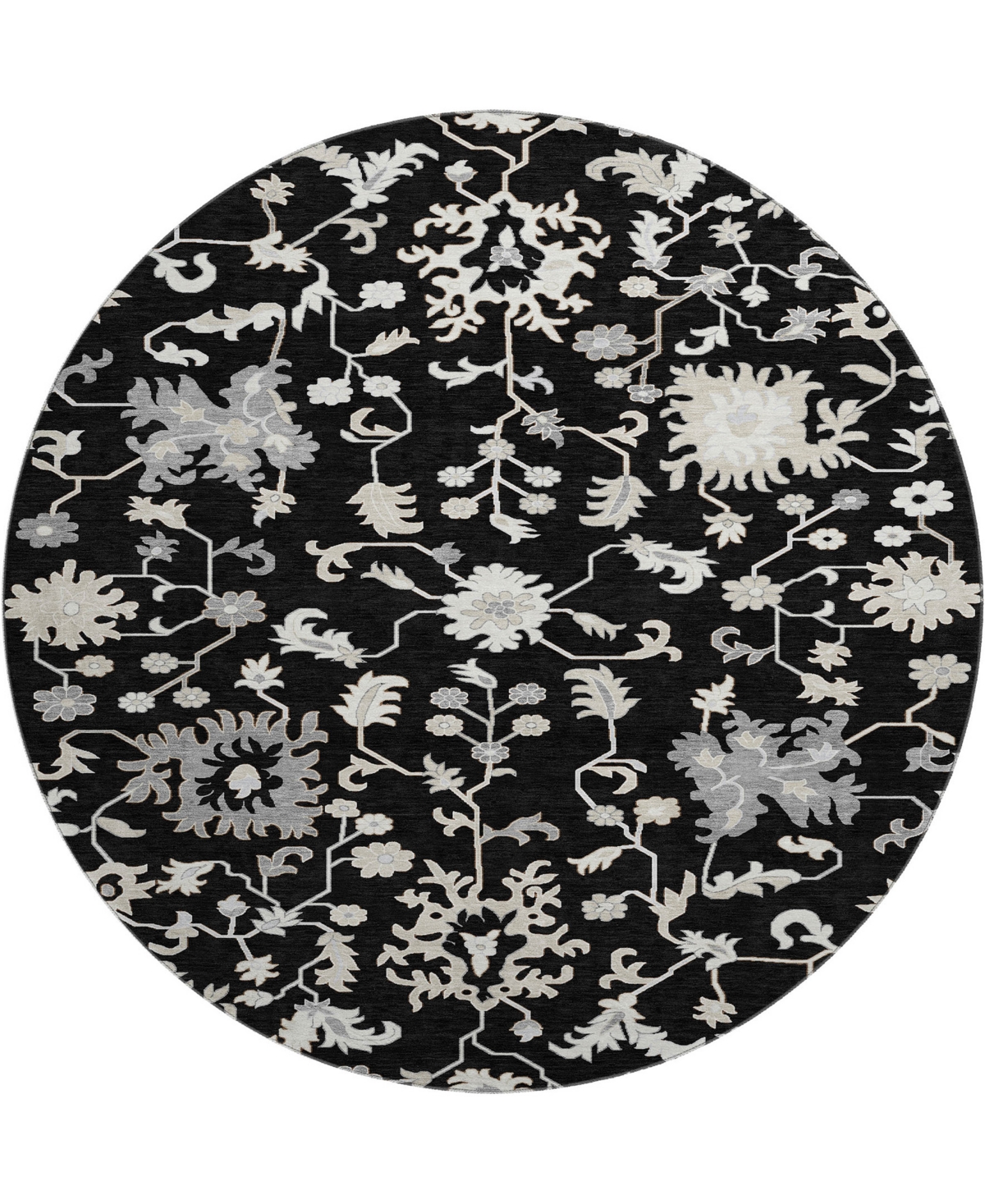 Click here for Addison Mayfield AMF1854 8 x 8 Round Area Rug - Bl... prices