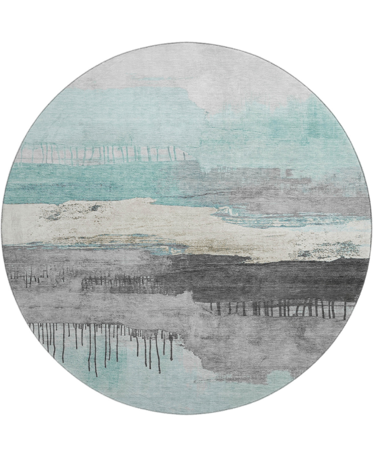 Click here for Addison Mayfield AMF1880 8 x 8 Round Area Rug - Te... prices