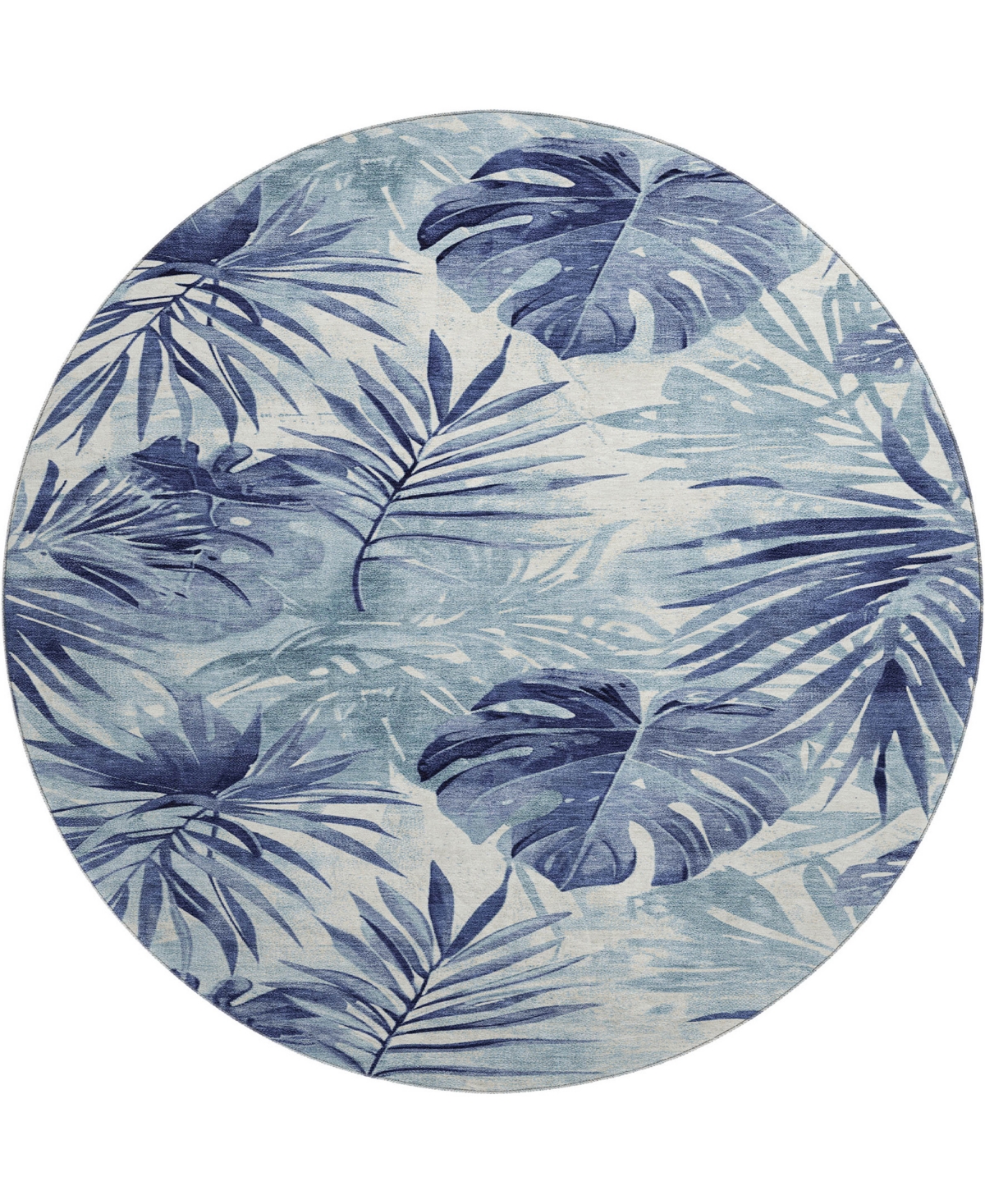 Click here for Addison Mayfield AMF1886 8 x 8 Round Area Rug - Bl... prices